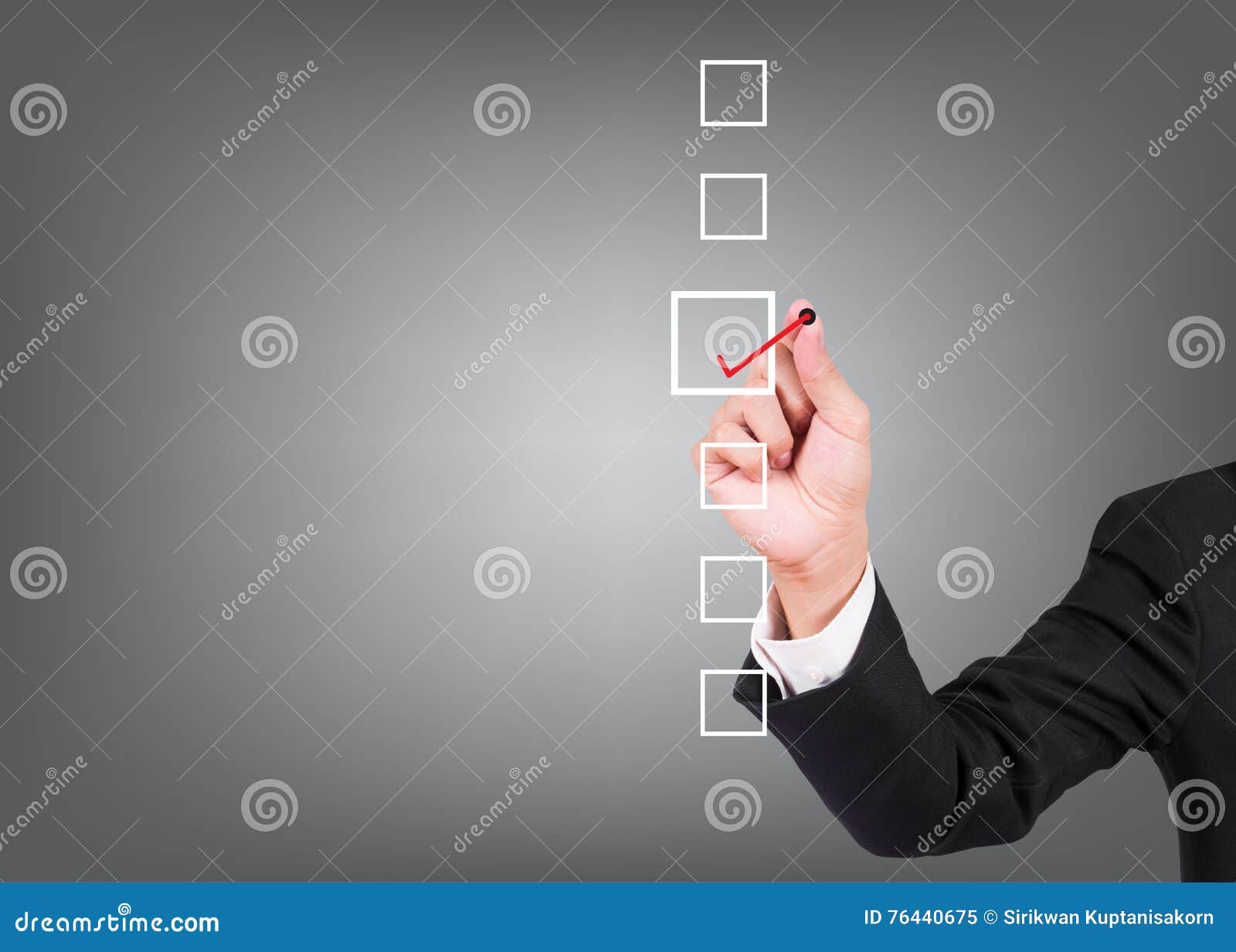 Checklist With Red Marker And Checked Boxes. Royalty-Free Stock ...