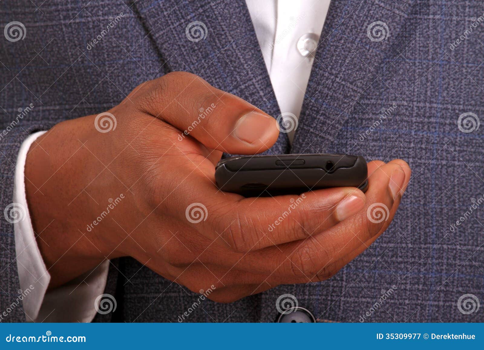 Businessman Checking the Mobile Stock Image - Image of appointment ...