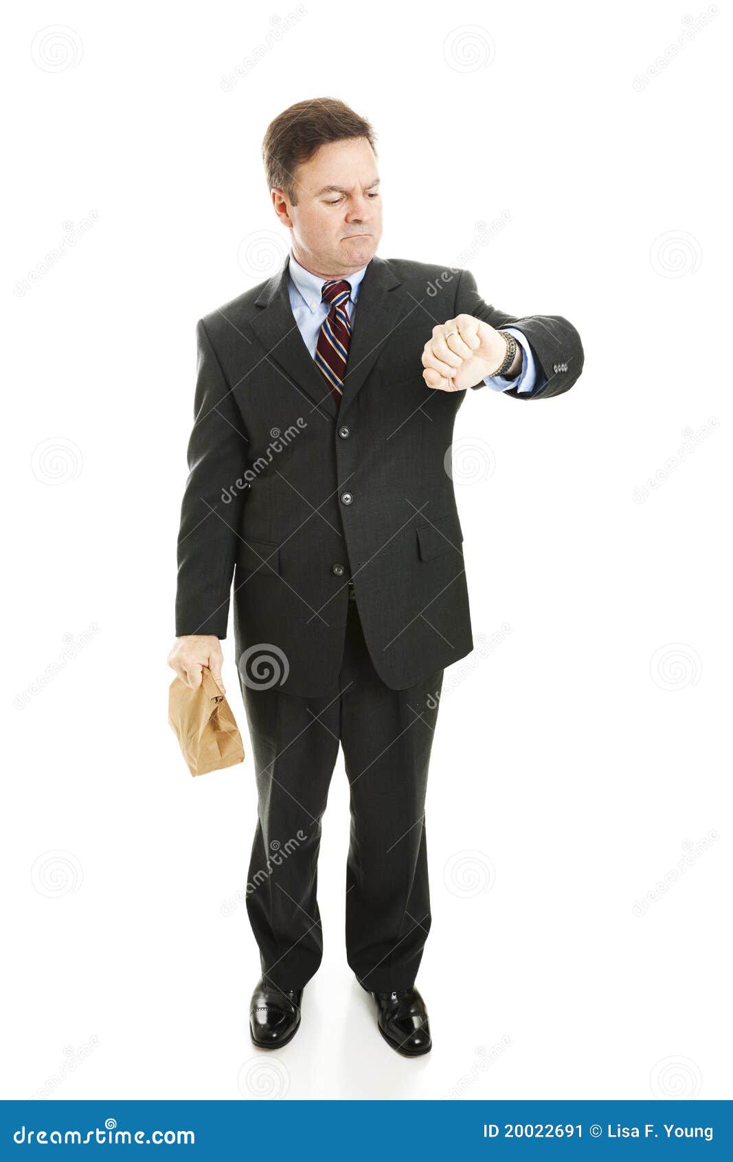 Businessman Checking Watch stock image. Image of boss - 20022691