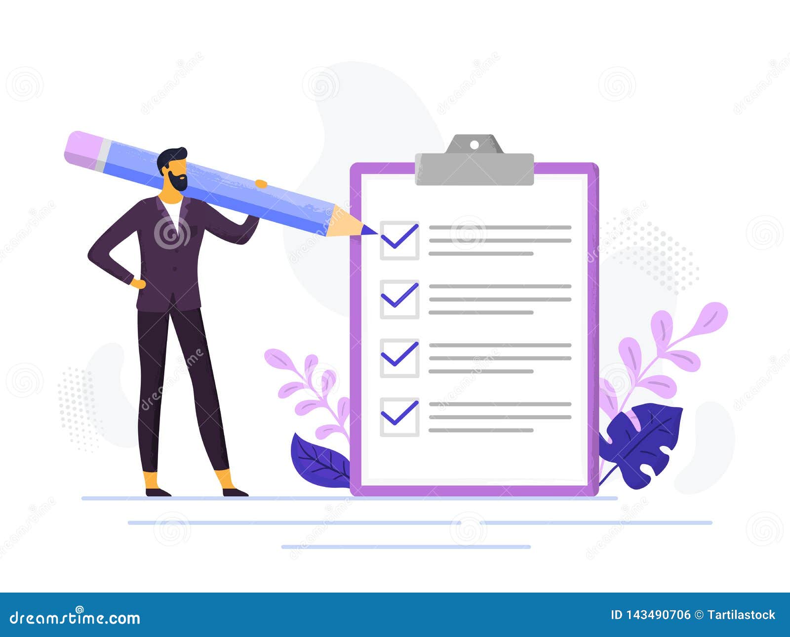 Businessman Checklist ,businessman Holding Pencil Tick All Completed ... Businessman Checklist ,businessman Holding Pencil Tick All Completed ...