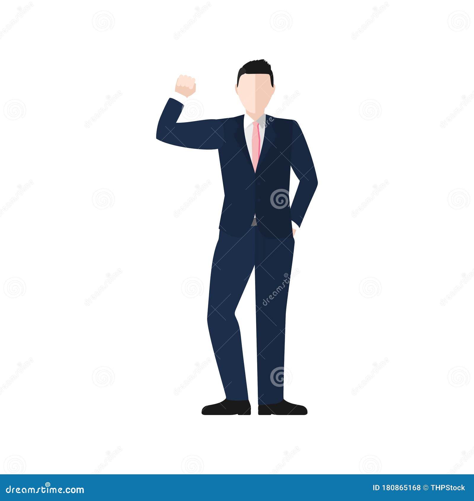 Businessman Cheering Vector Stock Vector - Illustration of cheering ...