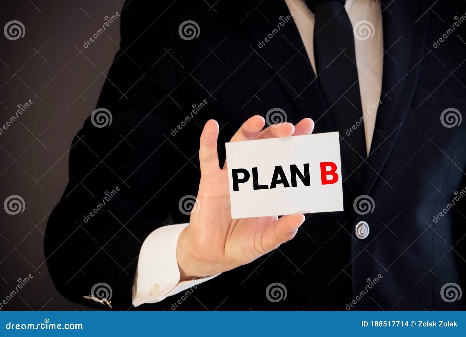 Businessman Choosing Plan a on Virtual Screen Stock Photo - Image of ...