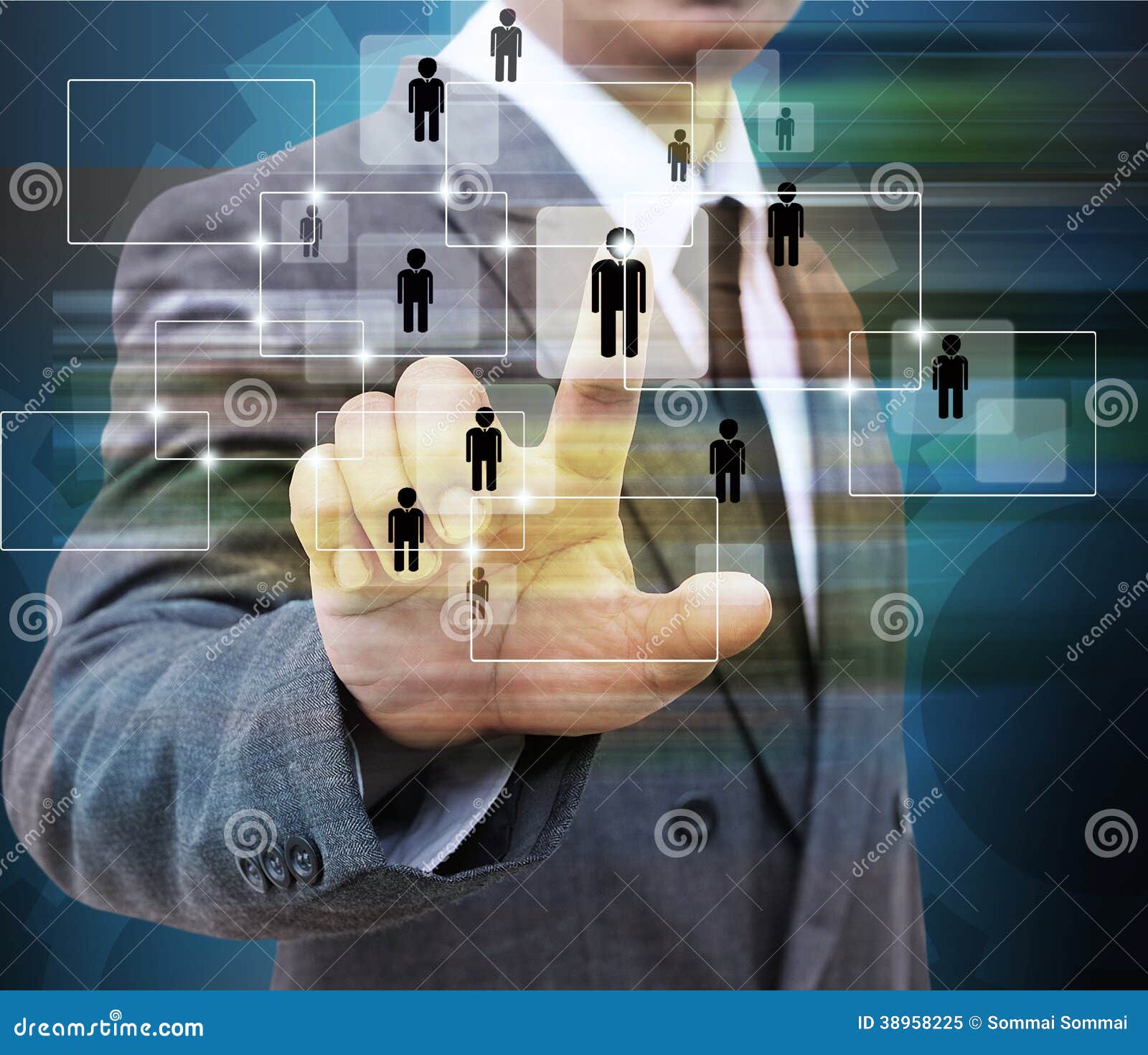 Businessman Choosing the Right Person Stock Image - Image of hiring ...