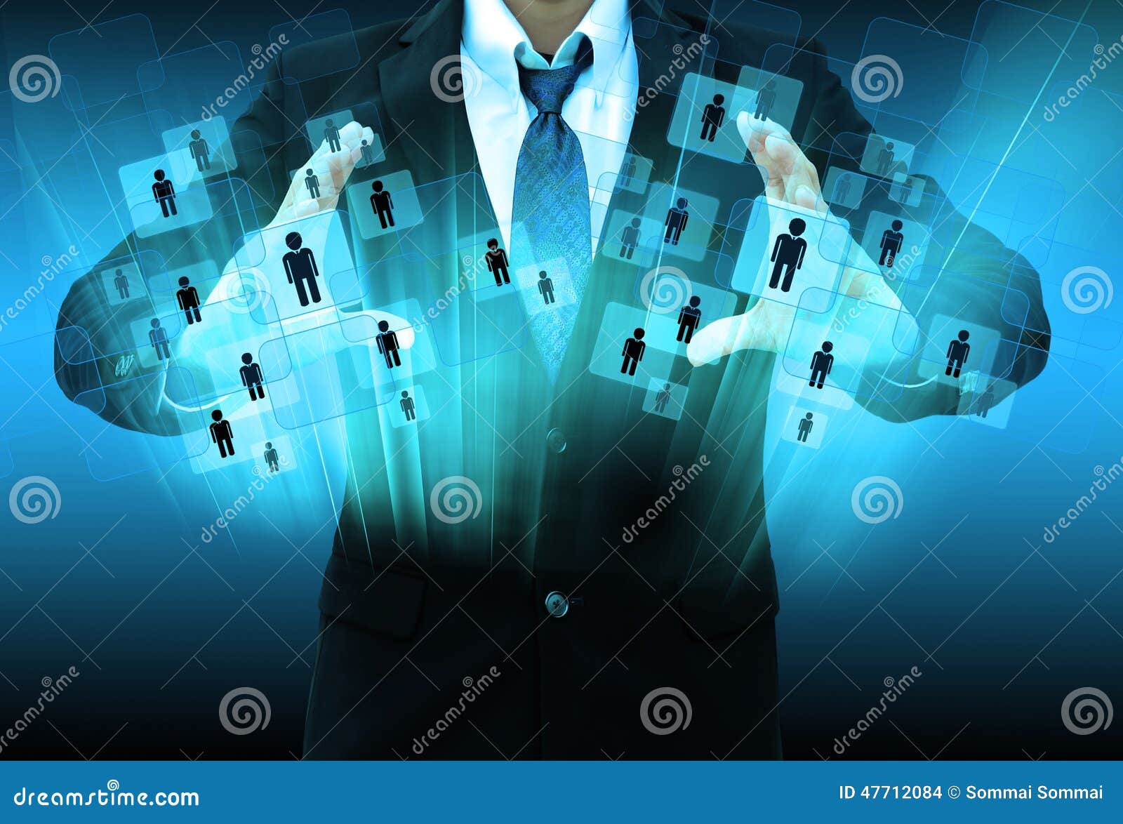 Businessman Choosing Emotions Mask Insincerity In Business Hypocrite ...