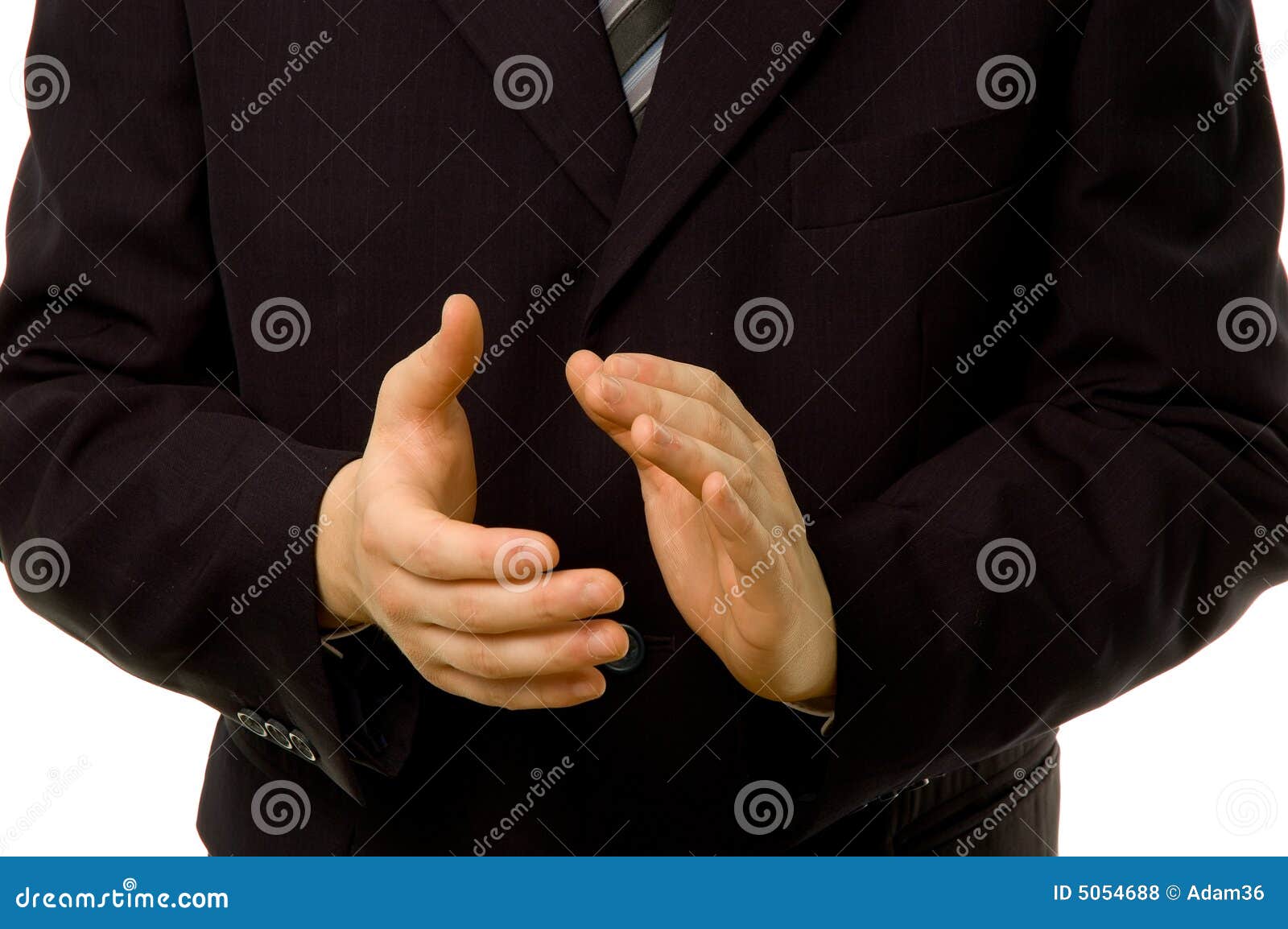 Businessman clapping stock photo. Image of support, success - 5054688
