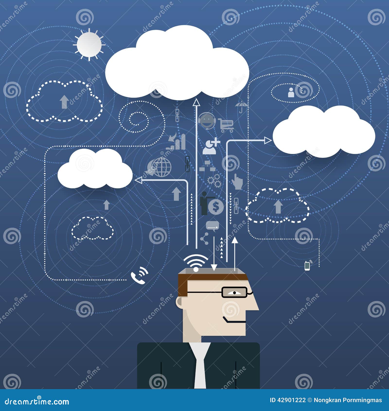 Network Information Linear Icons Set. Connectivity, Bandwidth, Firewall ...