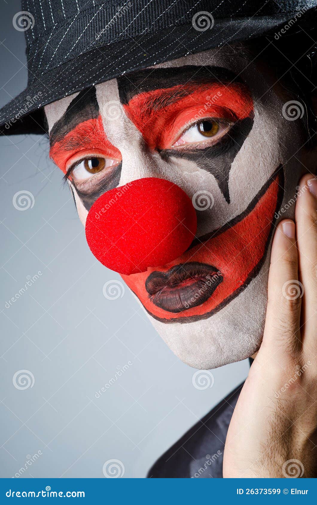 Businessman Clown Wig Face Paint Stock Photos - Free & Royalty-Free ...