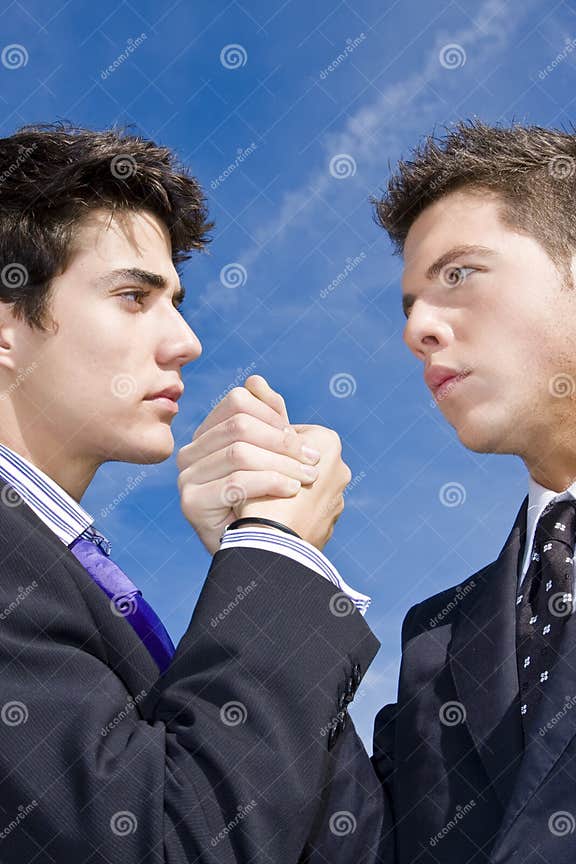 Businessman competition stock photo. Image of people, confrontation ...