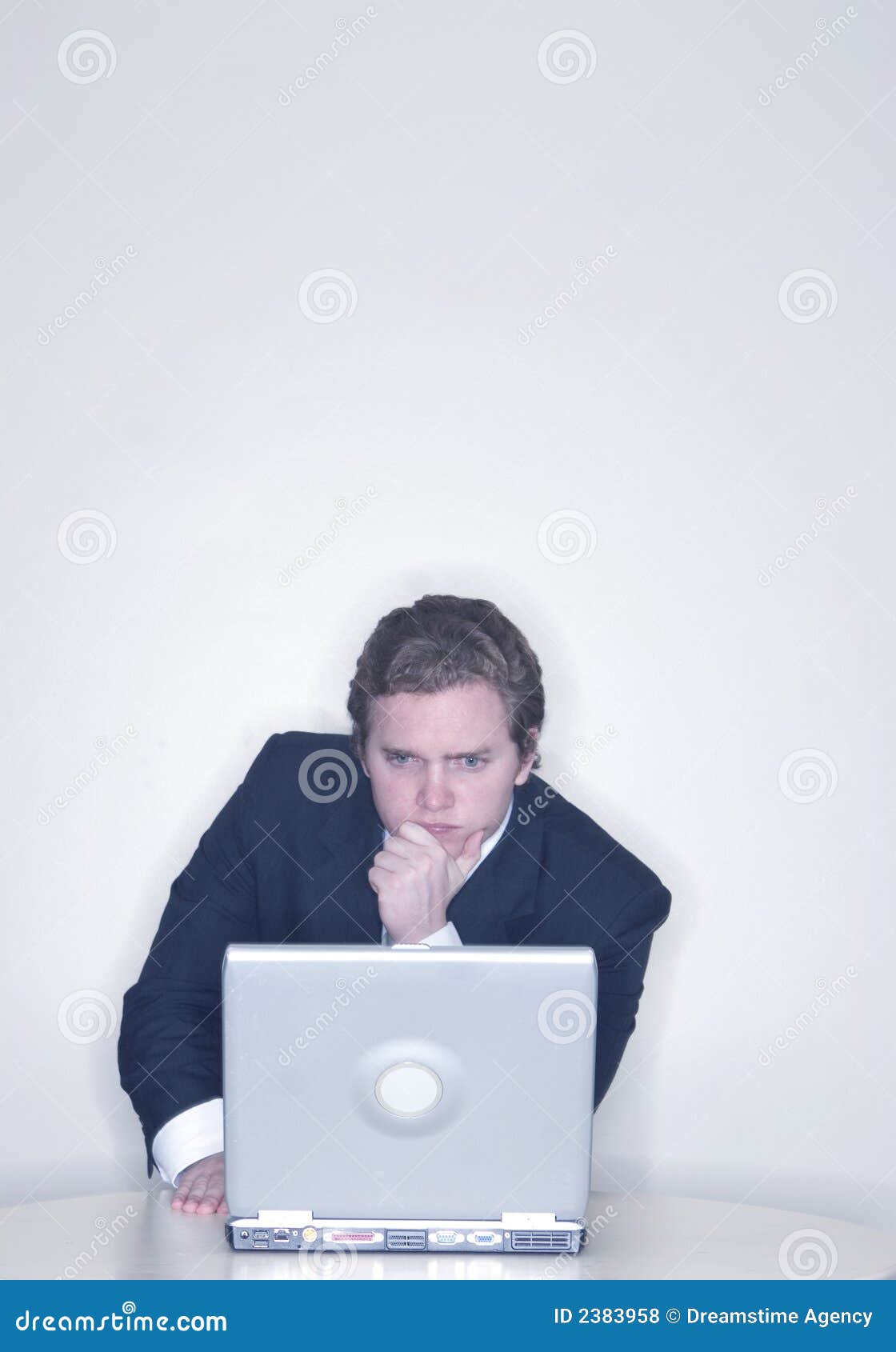 Businessman Concentrating stock photo. Image of absorbed - 2383958