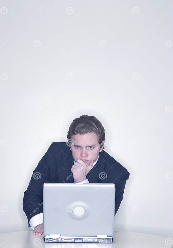 Businessman Concentrating stock photo. Image of absorbed - 2383958