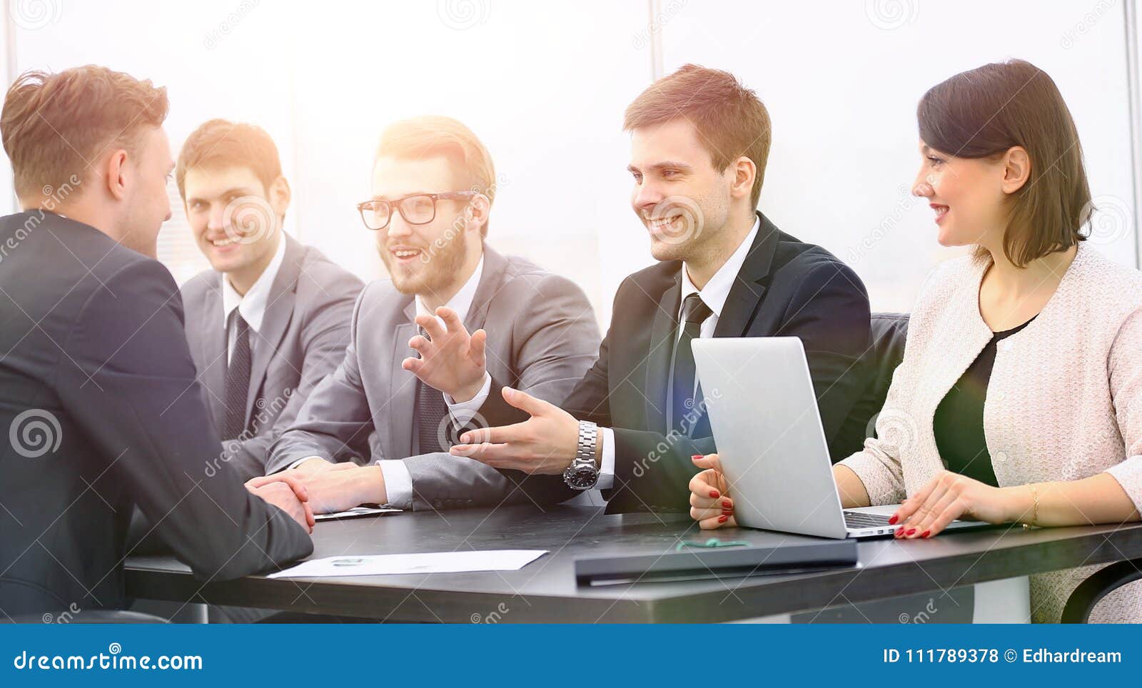 Businessman Conducting a Workshop with Business Team Stock Photo ... Businessman Conducting a Workshop with Business Team Stock Photo ...