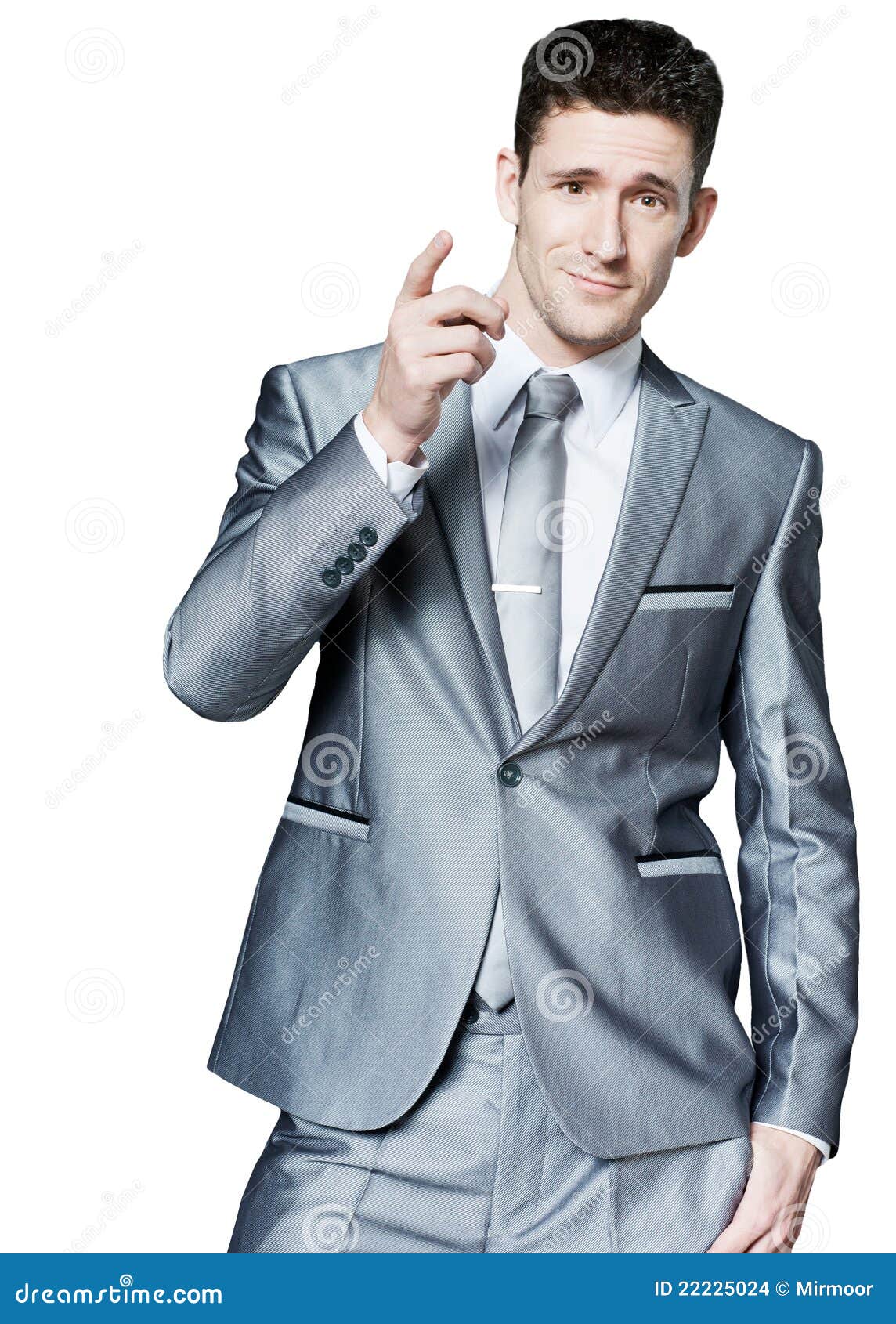Businessman in Confident Pose. Isolated. Stock Photo - Image of ...
