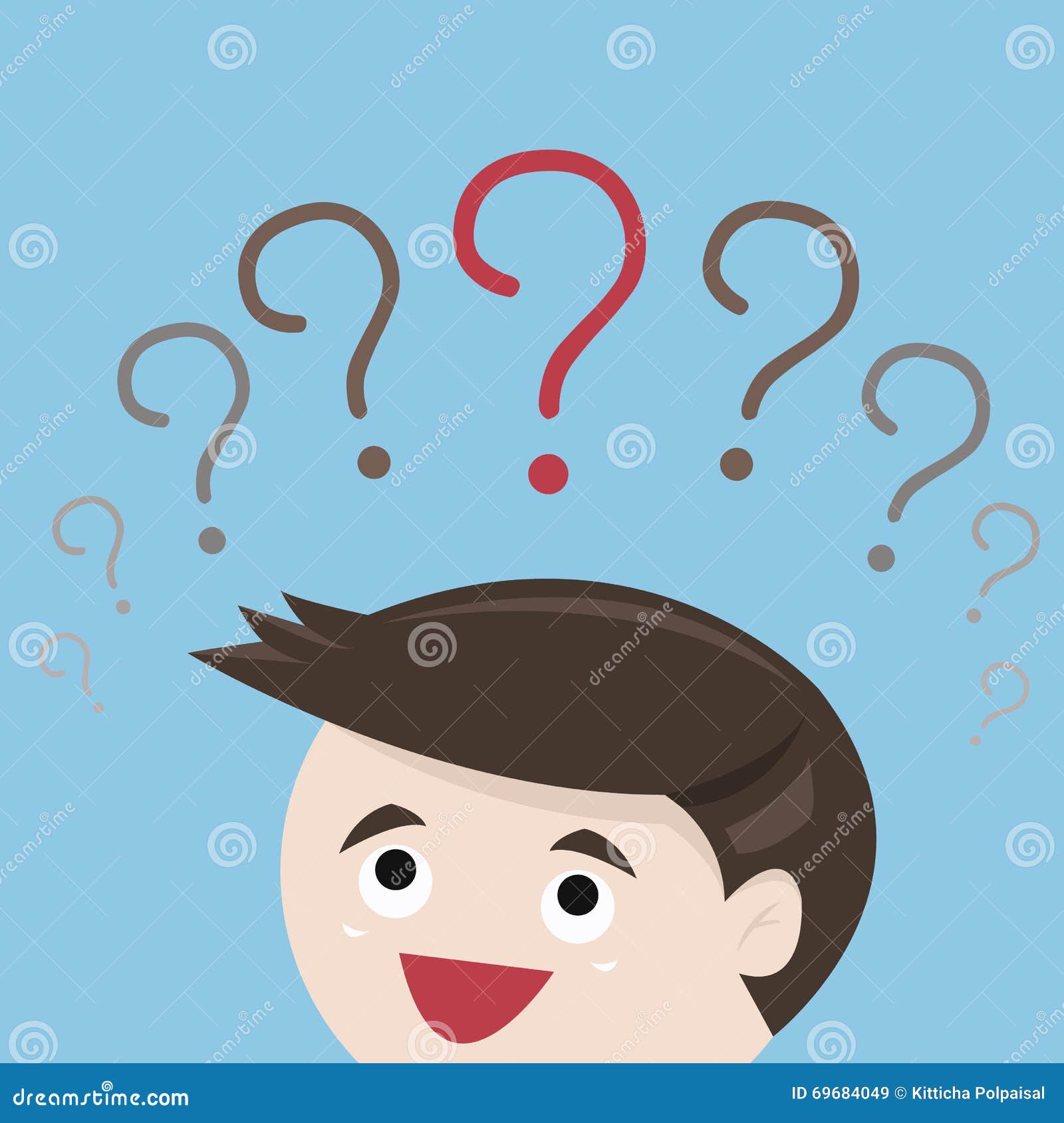 Businessman Confused , Eps10 Format Stock Illustration - Illustration ...