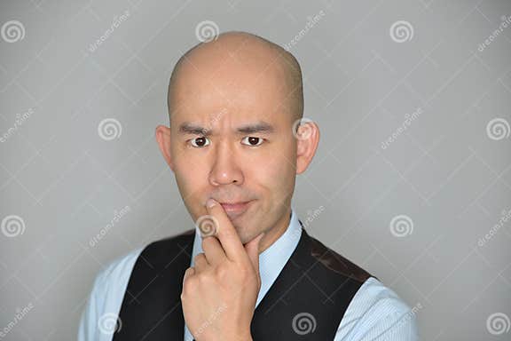 Businessman Confused and Perplexed Expression Stock Image - Image of ...