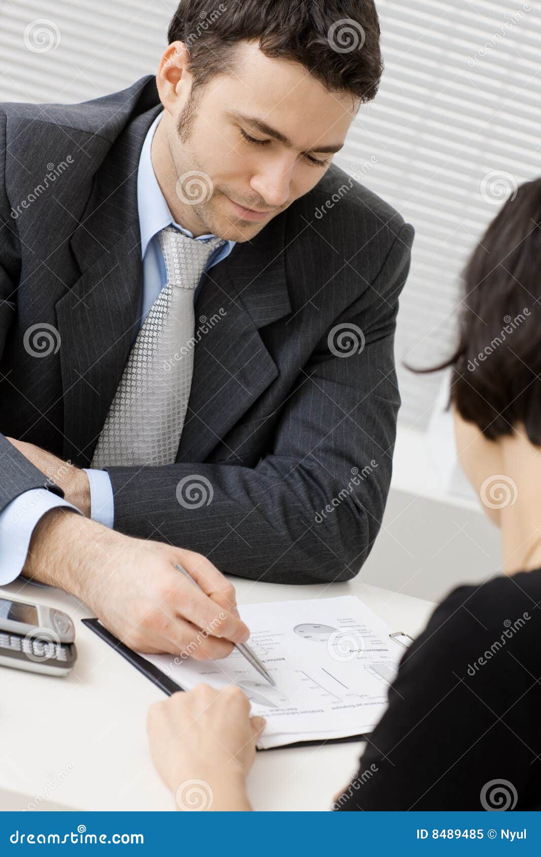 Businessman consulting stock image. Image of businessman - 8489485