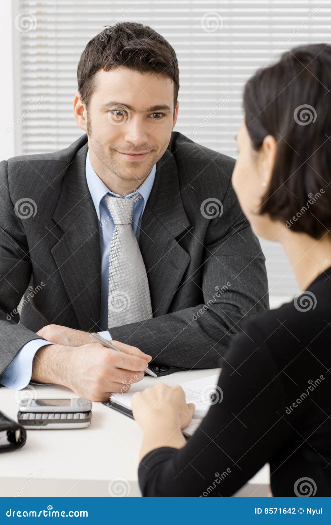 Businessman consulting stock photo. Image of casual, discussion - 8571642