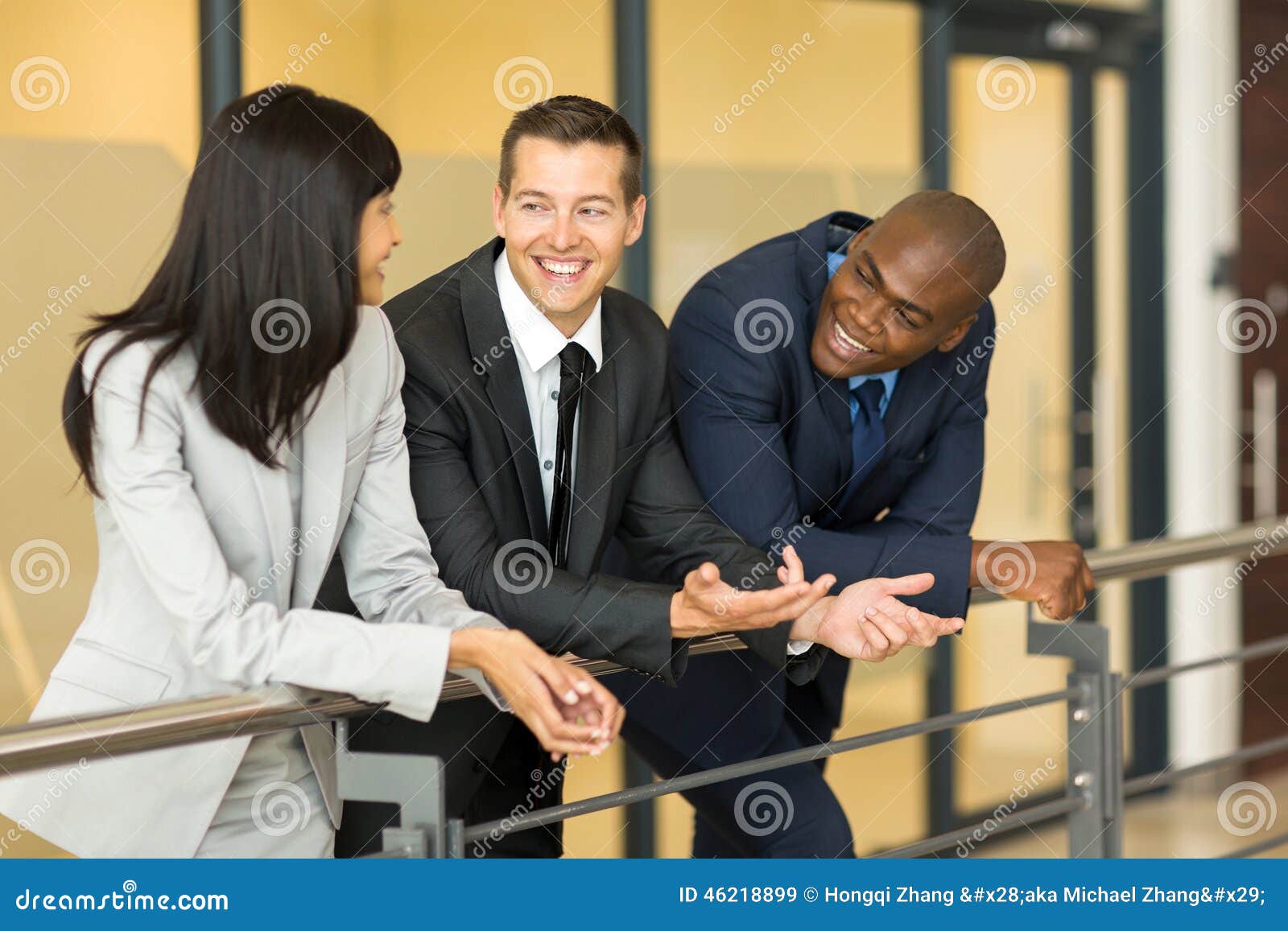 Businessman Conversation Colleagues Stock Image - Image of modern ...