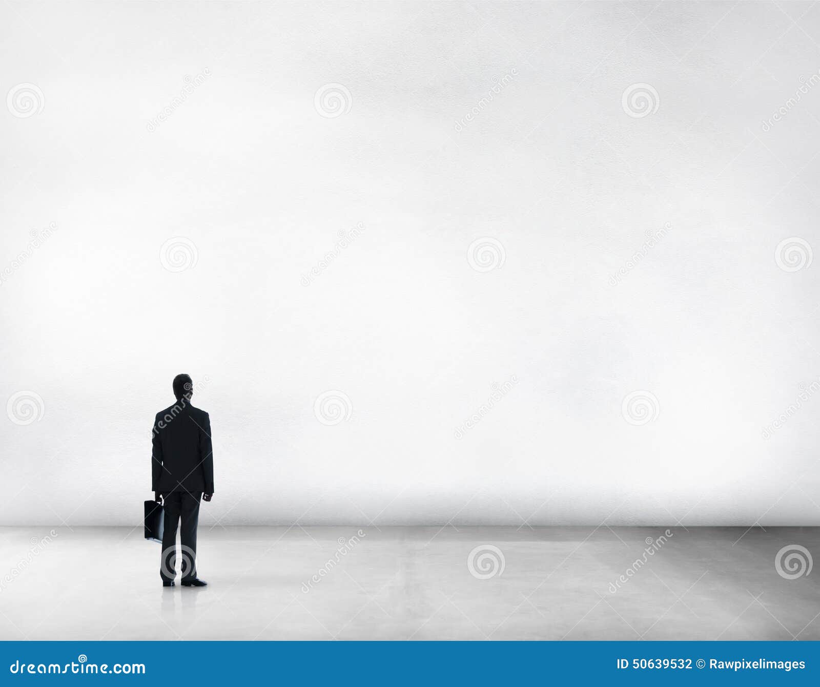 Businessman Copy Space Thinking Look Creativity Ideas Concept Stock ...