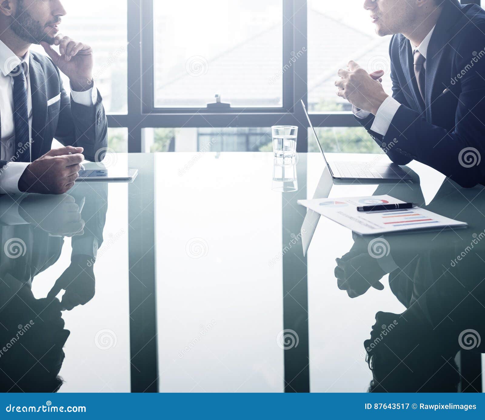 Businessman Corporate Cooperation Meeting Concept Stock Image - Image ...