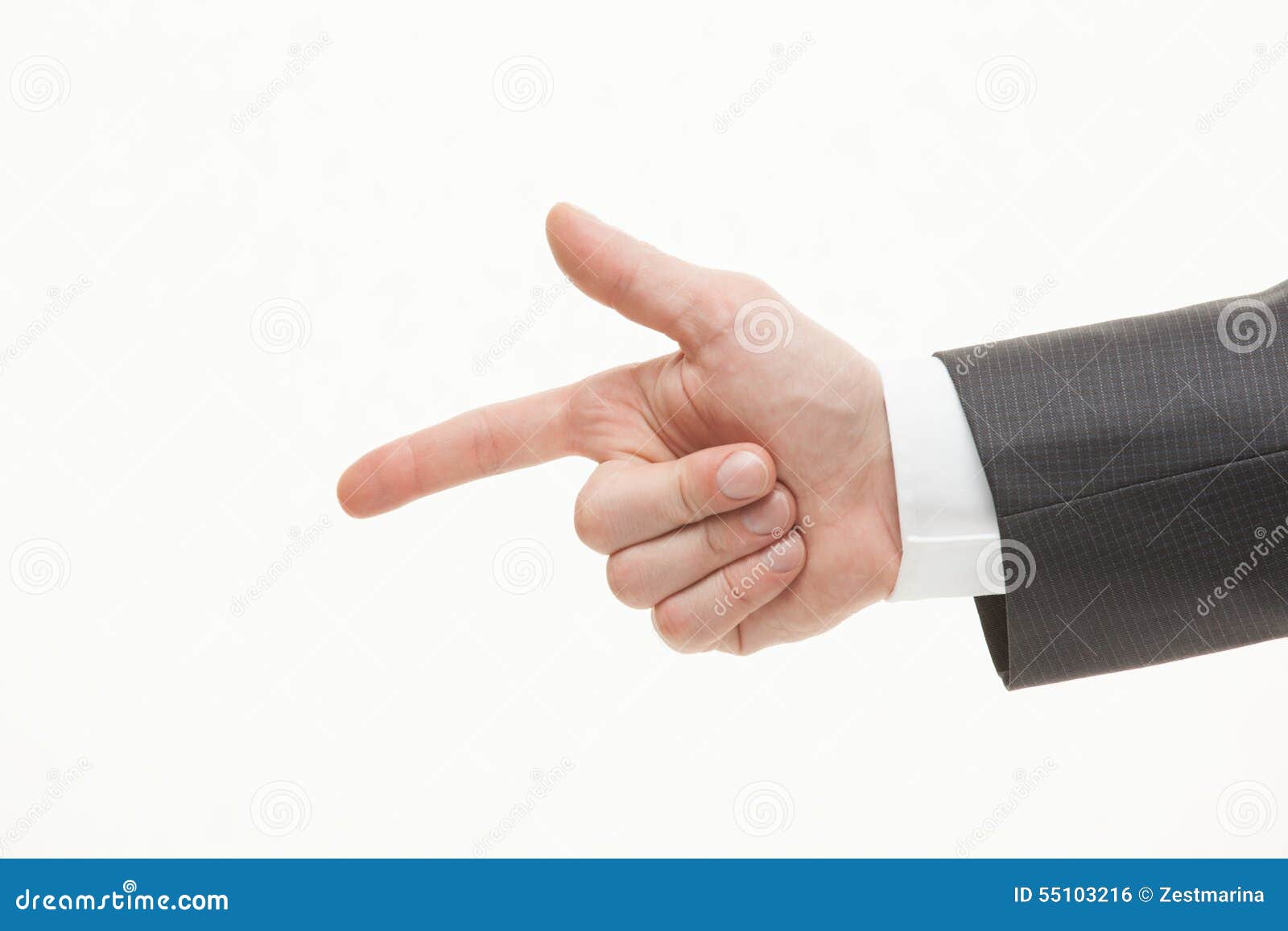 Businessman Counting Off on His Fingers Stock Photo - Image of manager ...
