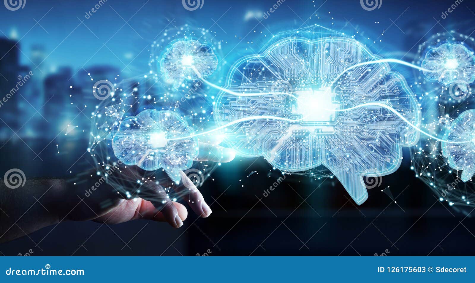 Businessman Creating Artificial Intelligence in a Digital Brain Stock ... Businessman Creating Artificial Intelligence in a Digital Brain Stock ...