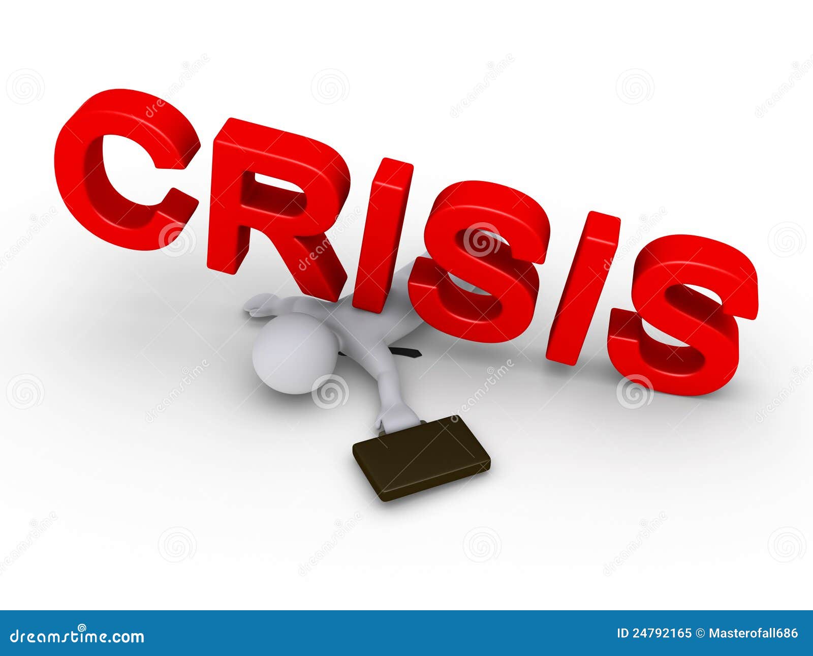Crisis Word Emergency Problem Trouble Exclamation Point Sphere Royalty ...