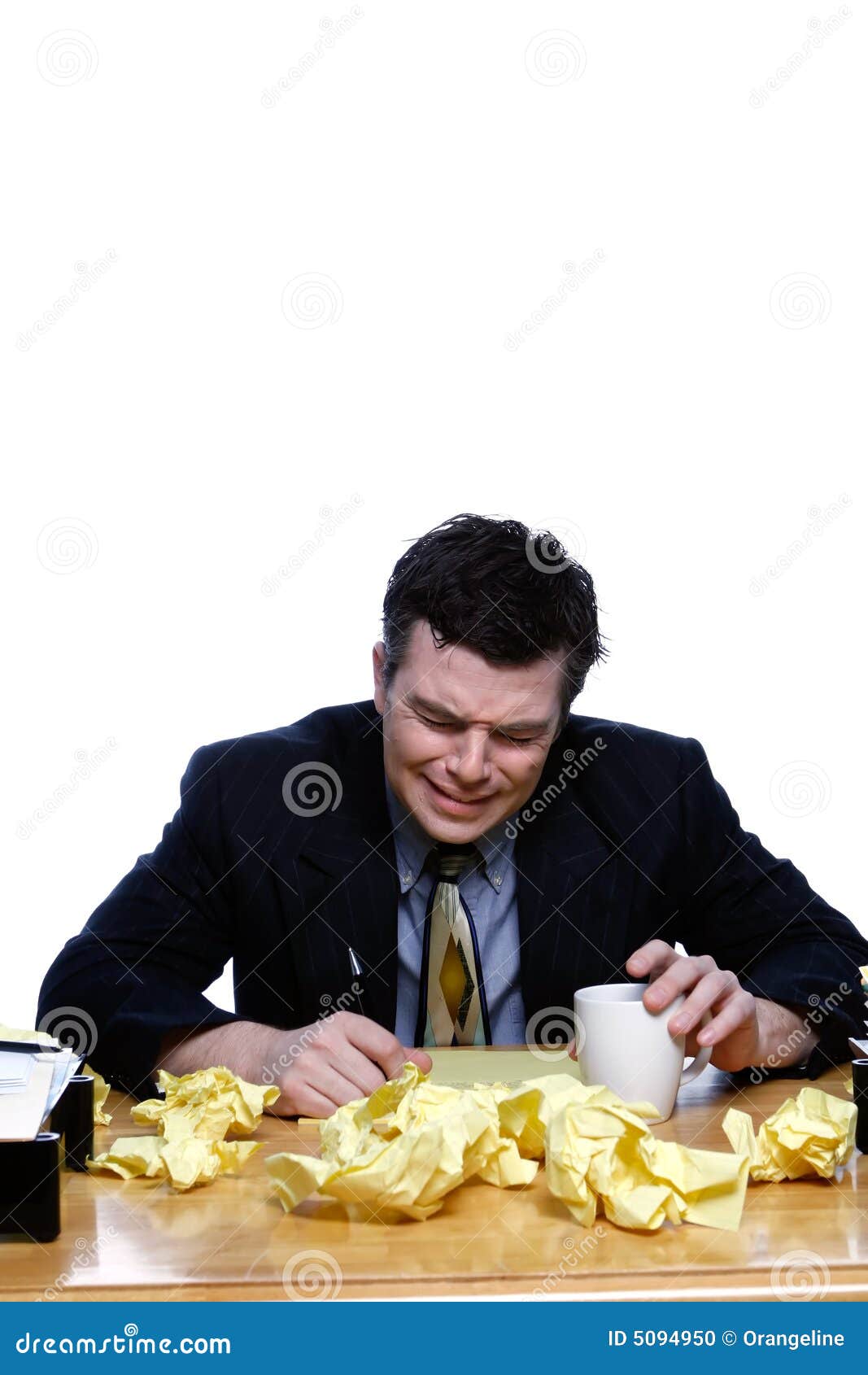 Businessman Crying stock photo. Image of suit, working - 5094950