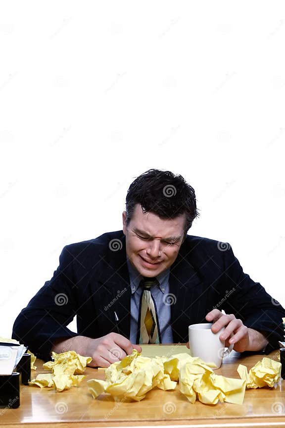 Businessman Crying stock photo. Image of suit, working - 5094950