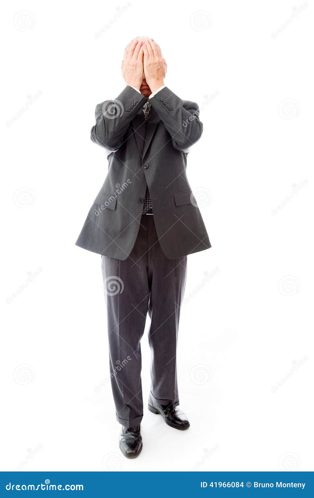Businessman Crying in Grief Stock Photo - Image of frustration, upset ...