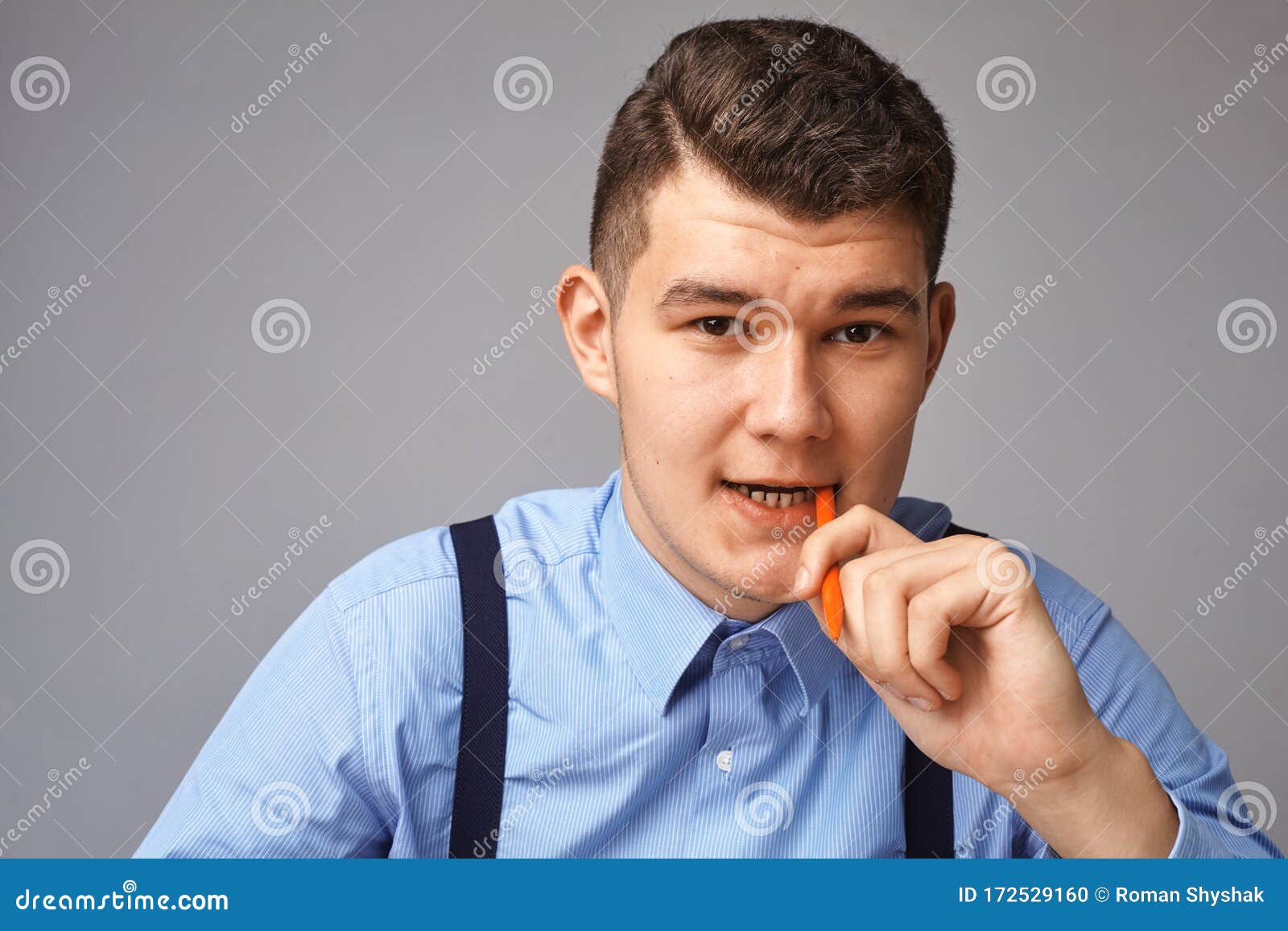 Businessman with Cunning Facial Expression Stock Photo - Image of chief ...