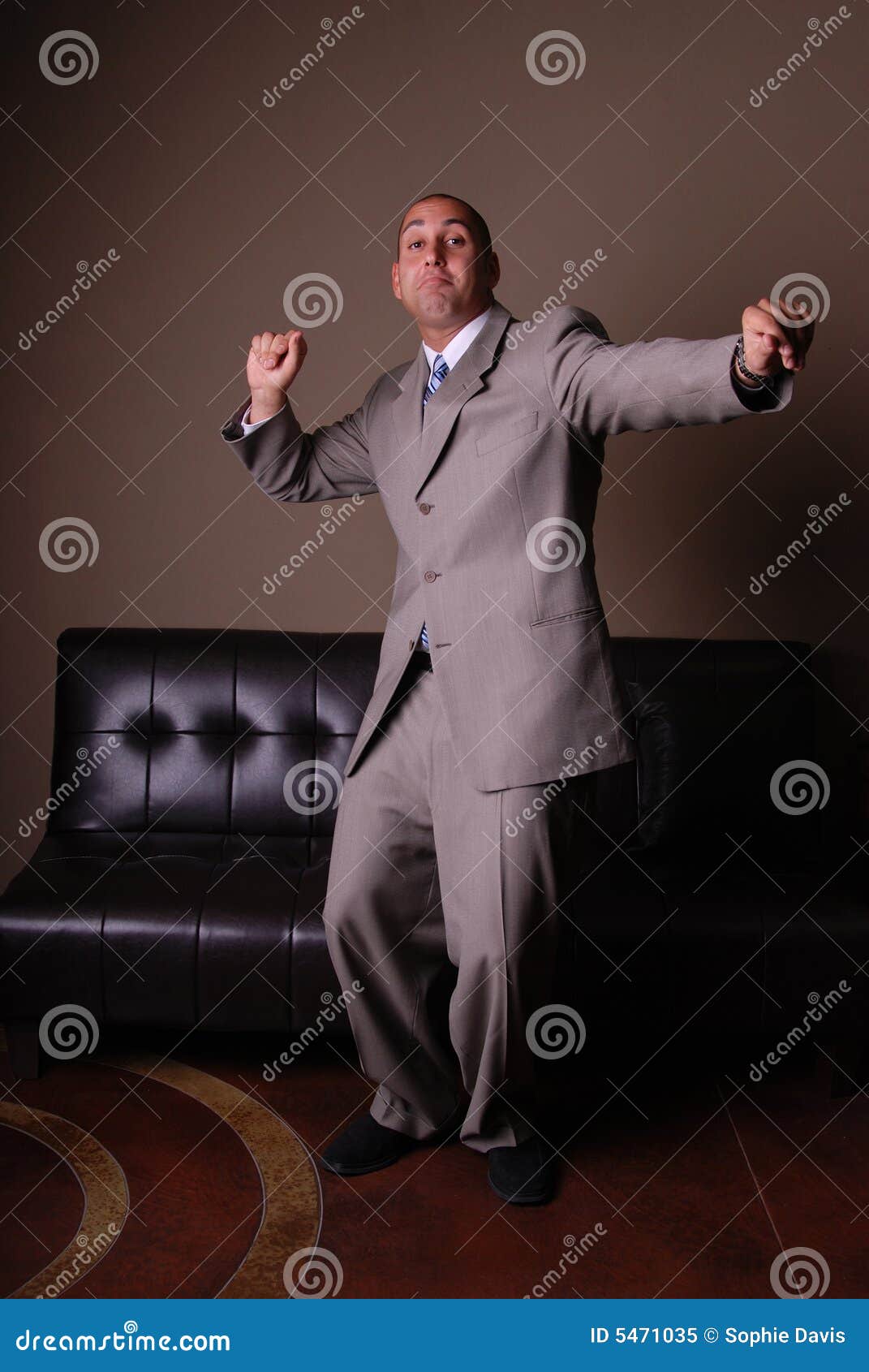 Businessman dancing. stock image. Image of occupation - 5471035
