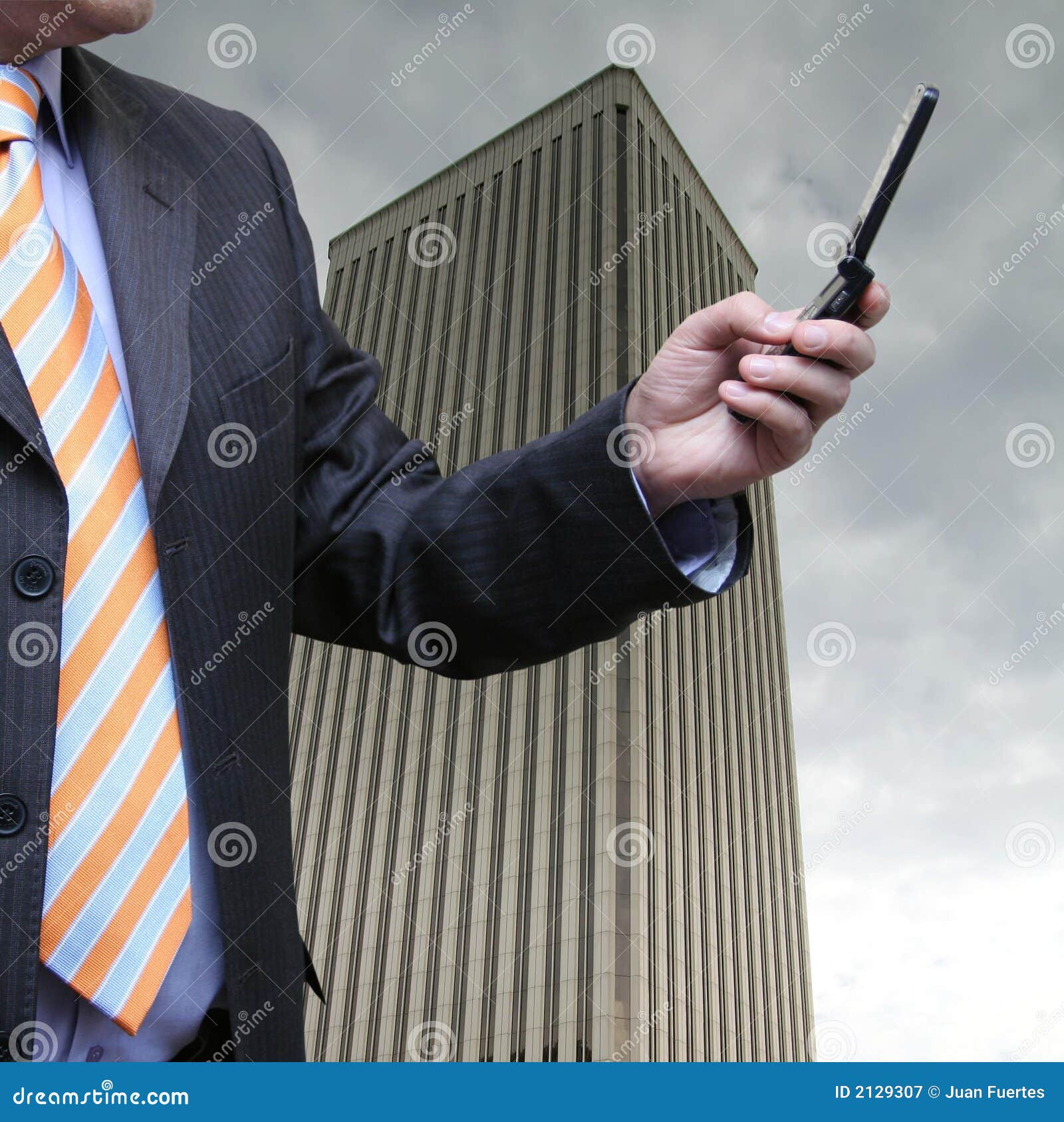 Businessman dealing stock image. Image of manager, call - 2129307
