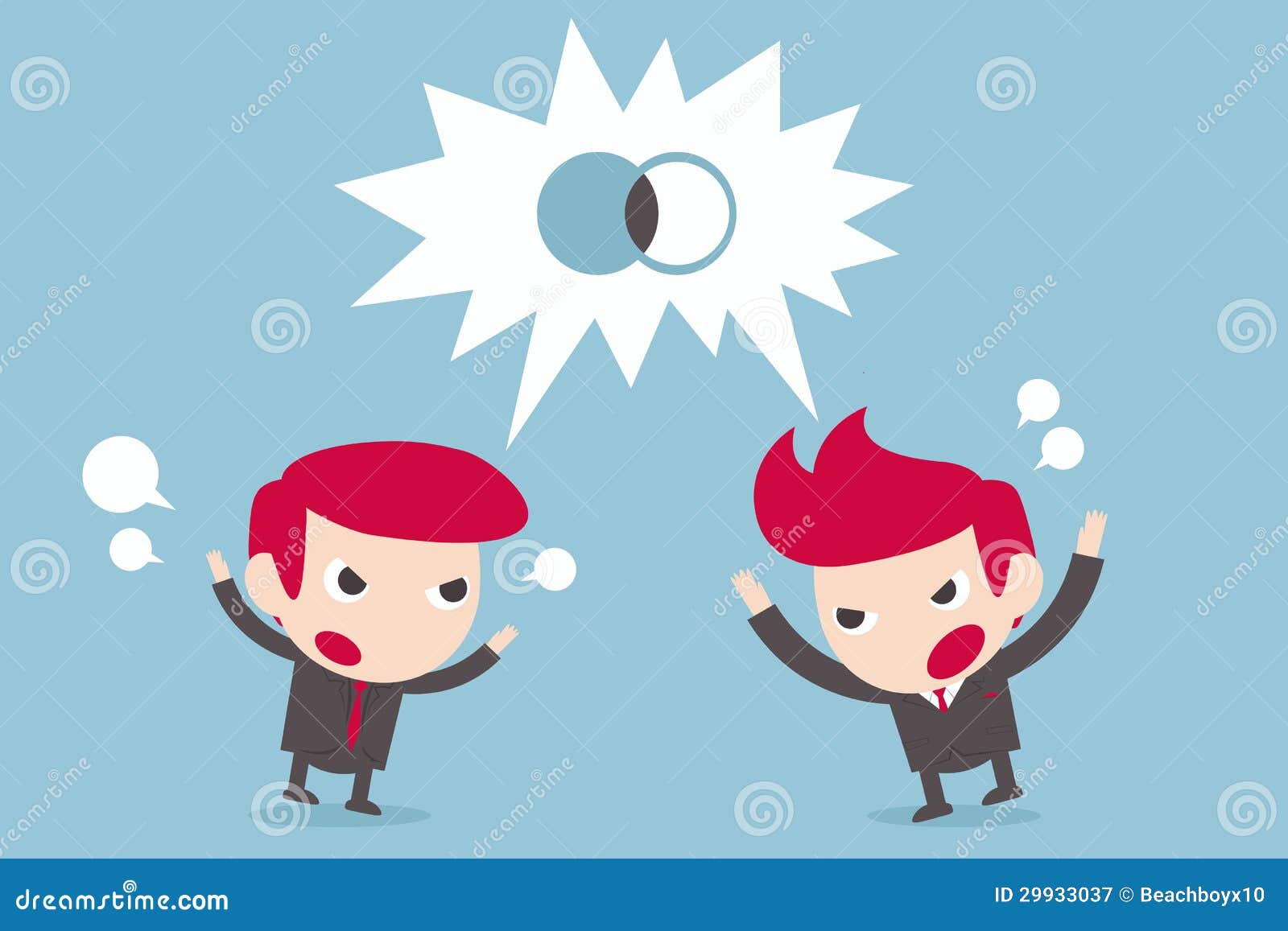 Businessman on debate stock vector. Illustration of issue - 29933037