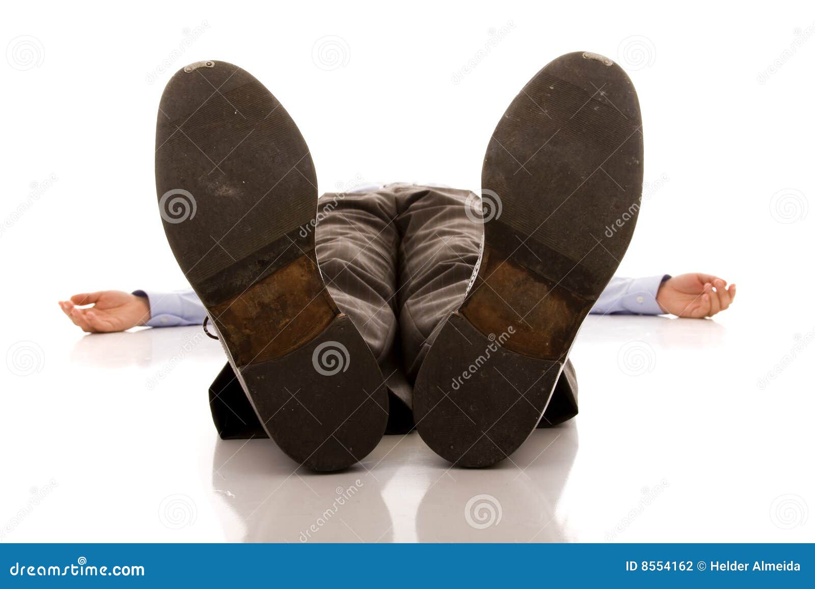 Businessman defeated stock photo. Image of finishing, laying - 8554162