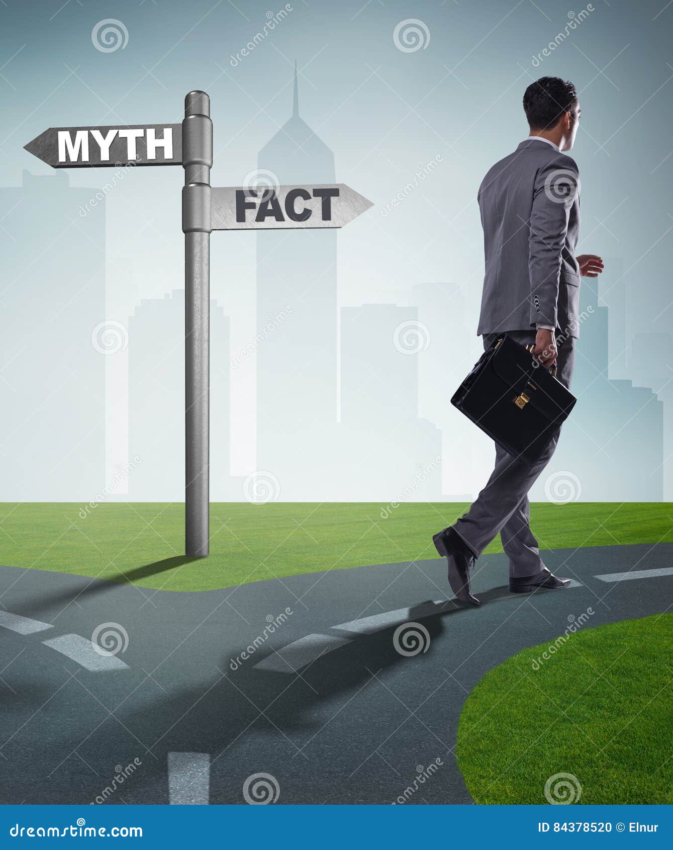 The Businessman in Difficult Choice Concept Stock Photo - Image of ...