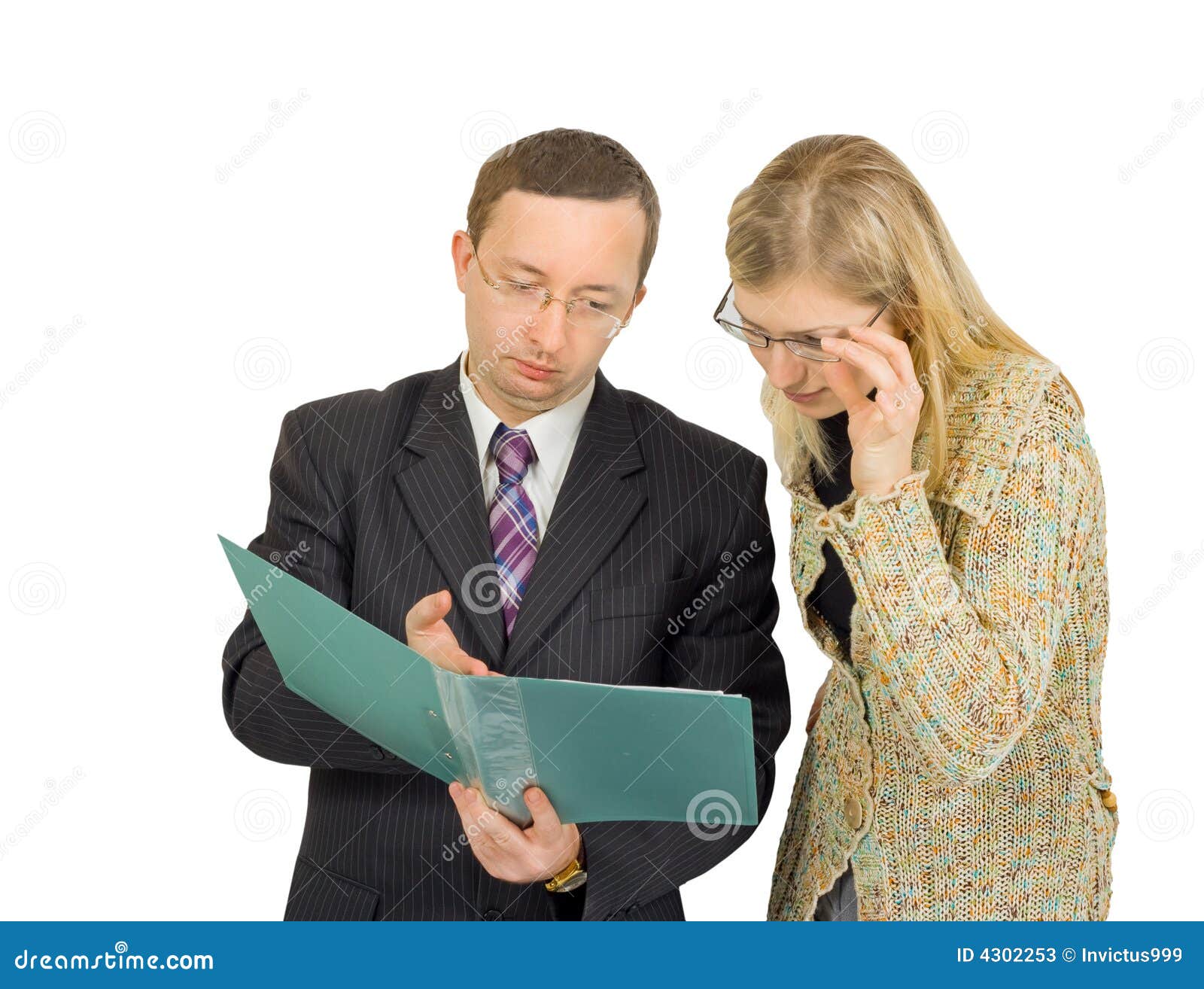Businessman Discusses Case with Colleague Stock Image - Image of ...
