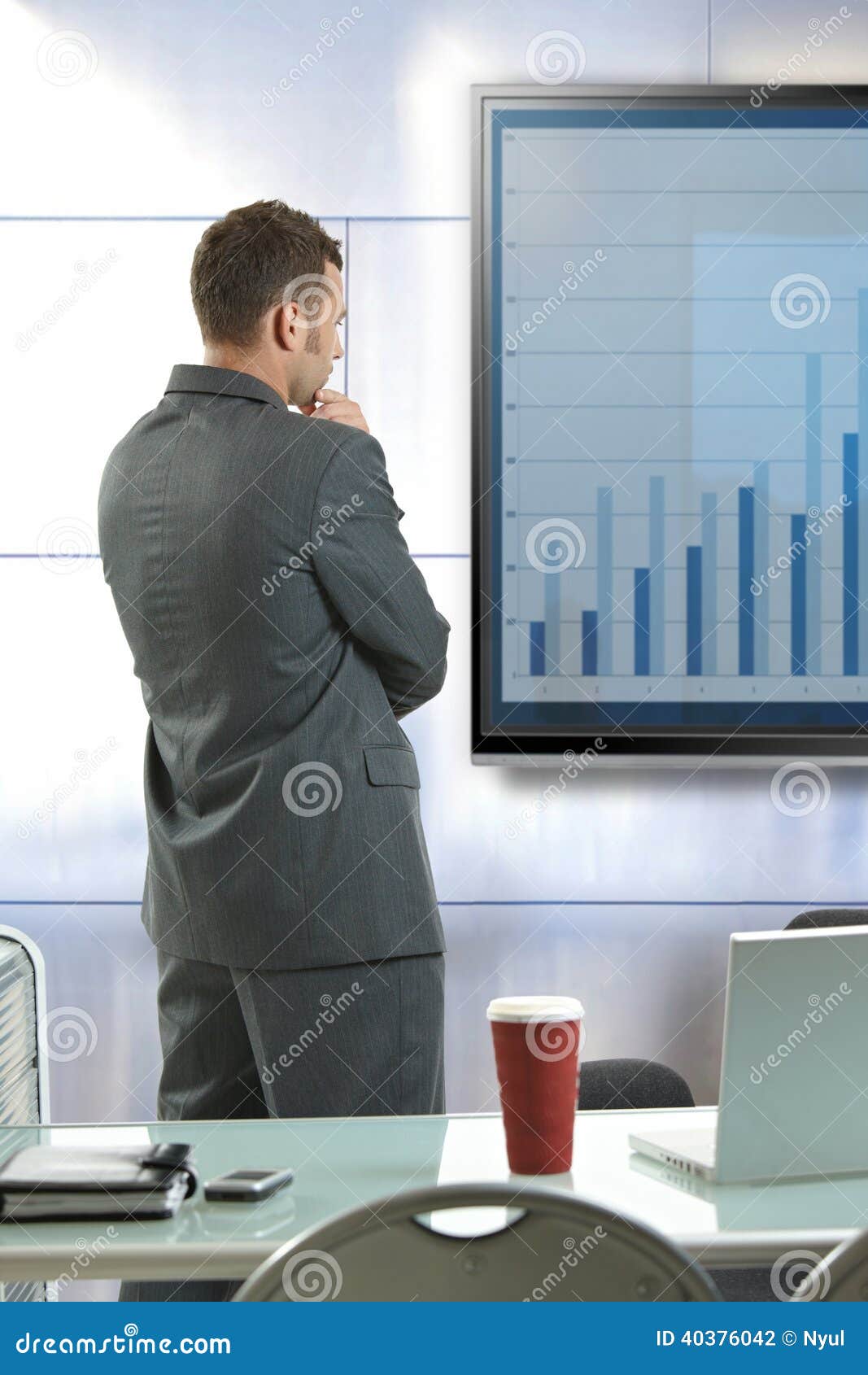 Businessman Doing Presentation Stock Photo - Image of elegance ...