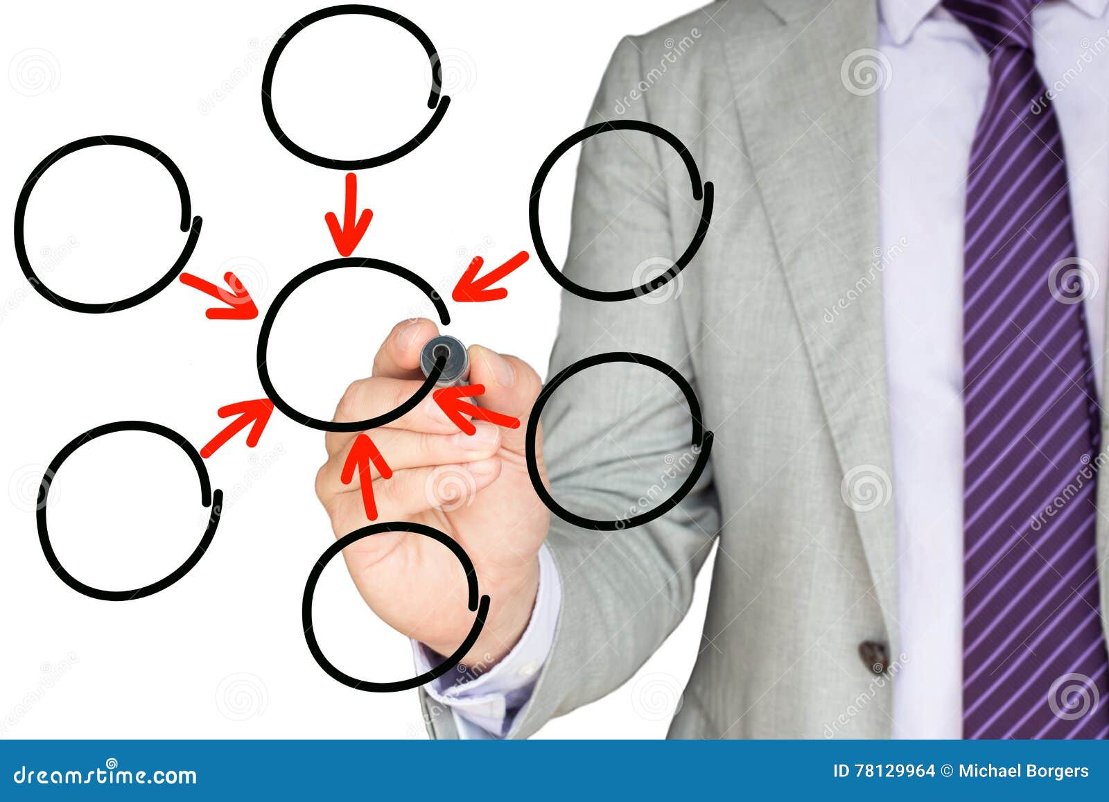 Flowchart With Empty Boxes Royalty-Free Stock Image | CartoonDealer.com ...