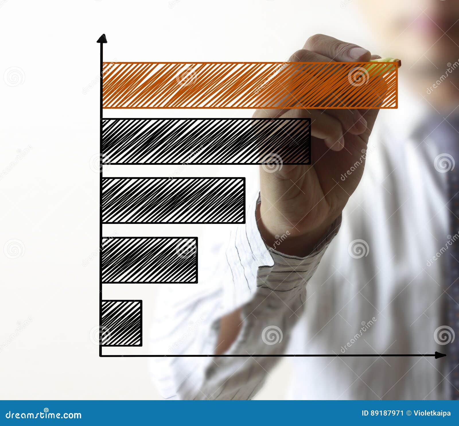 Drawing Graphics Growing Graph Stock Image - Image of future, finance ...