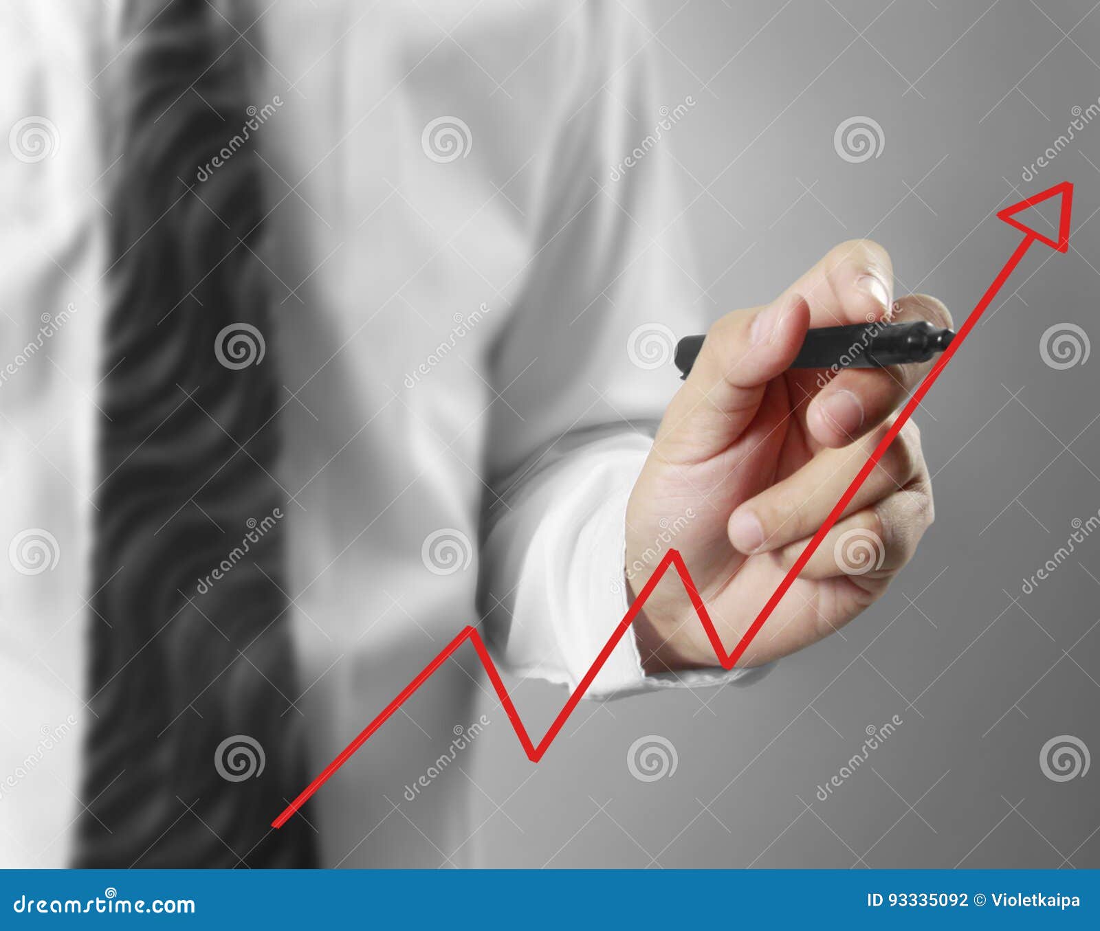 Drawing Graphics Growing Graph Stock Photo - Image of hand, person ...