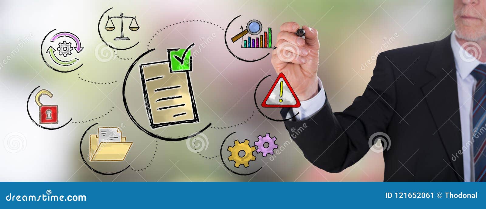 Validation Concept Drawn by a Businessman Stock Image - Image of ...