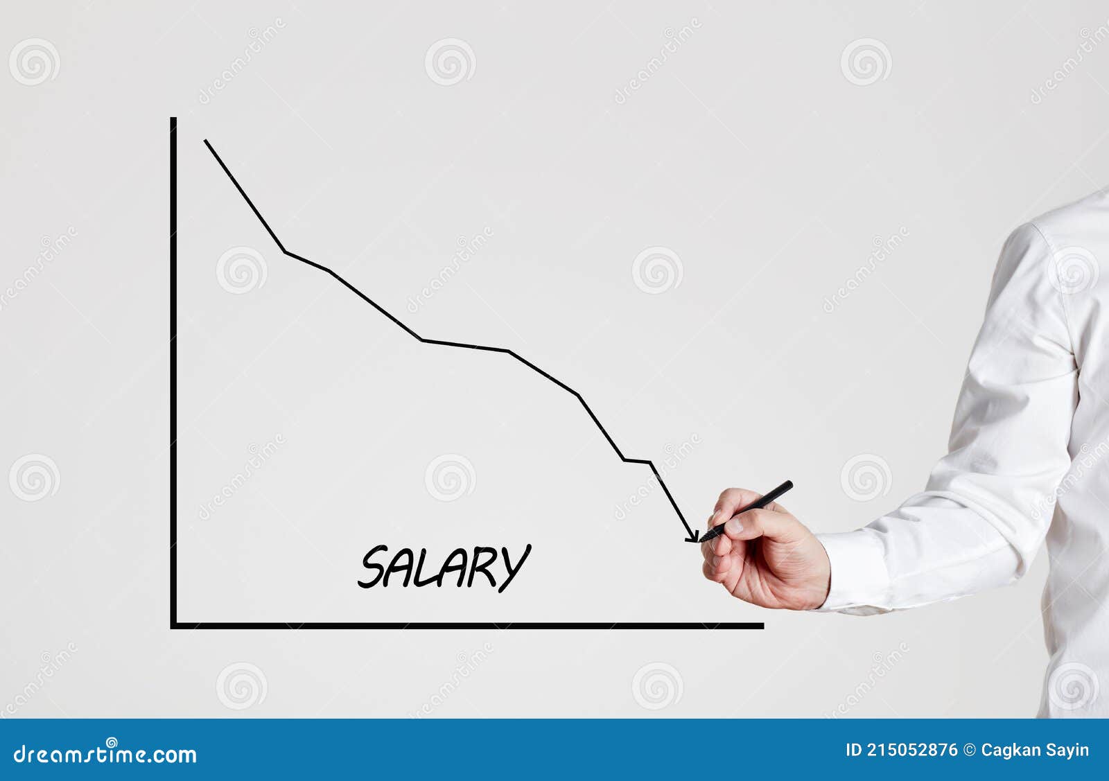 Businessman And Decrease Graph Background Cartoon Vector | CartoonDealer.com #66637543