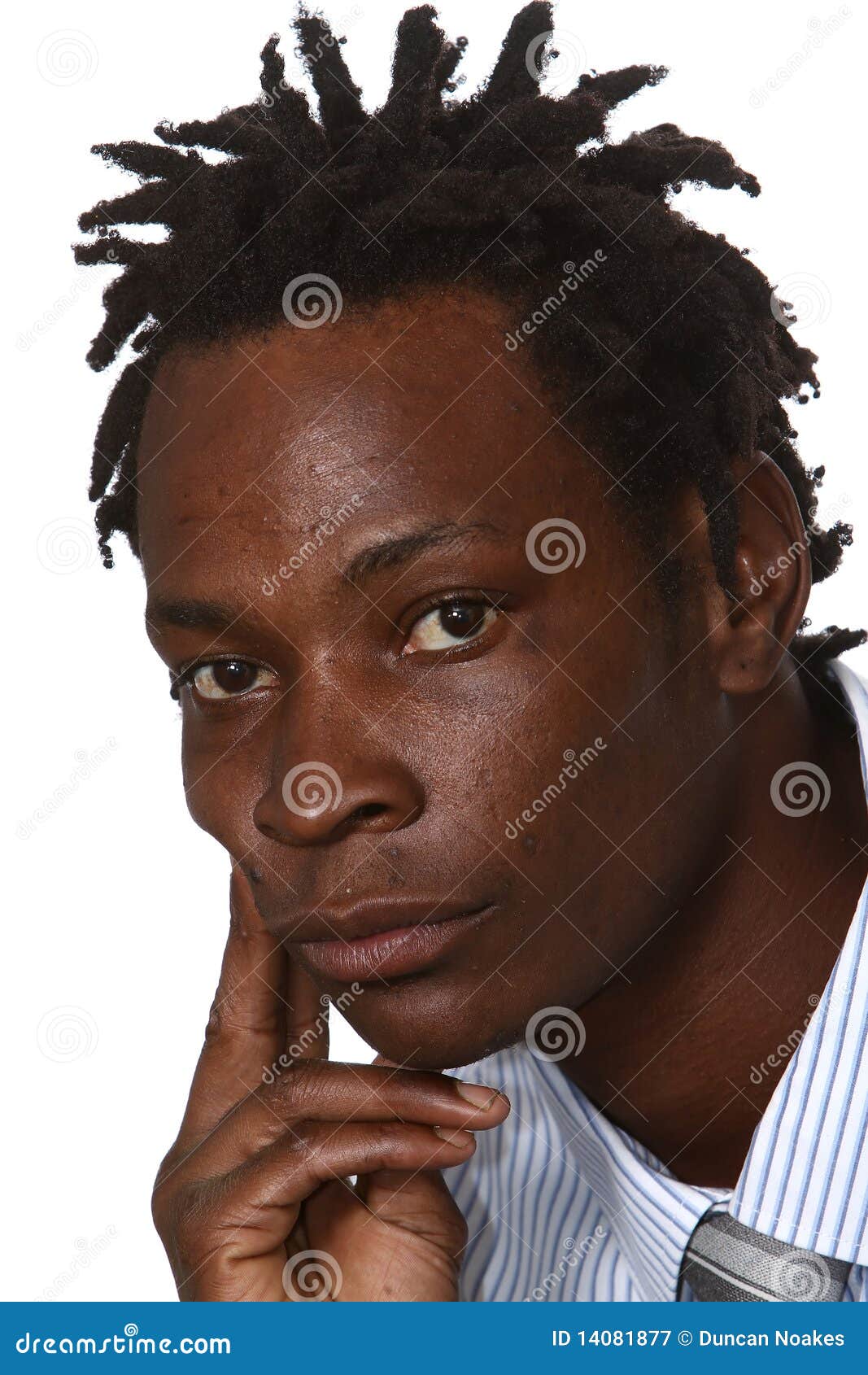 Businessman with Dreadlocks Stock Image - Image of business, dark: 14081877