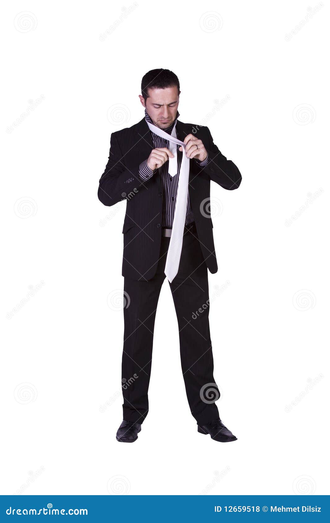 Businessman Dressing Up stock photo. Image of stylish - 12659518