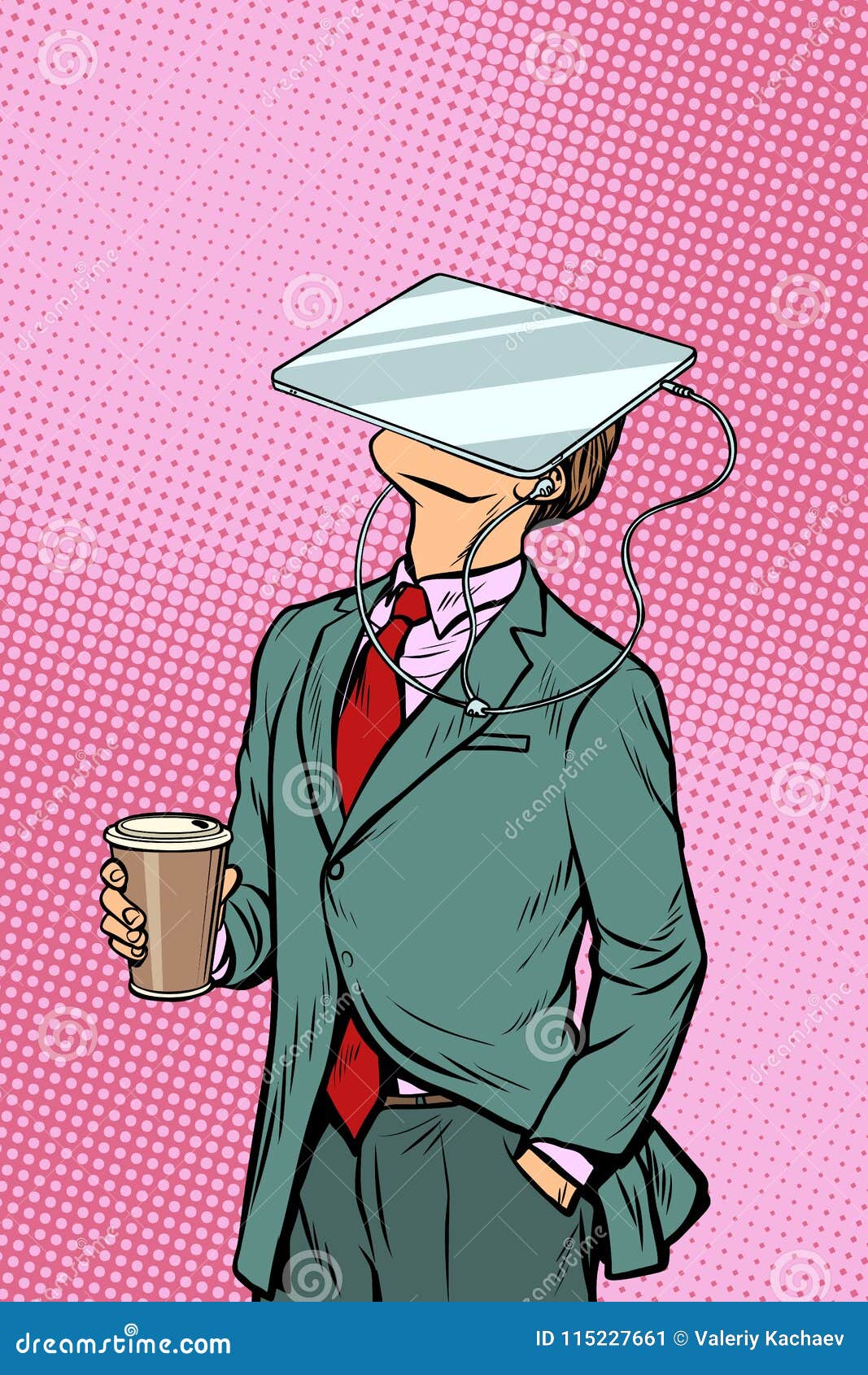 Businessman Drinking Coffee and Watching Tablet Virtual Reality Stock ... Businessman Drinking Coffee and Watching Tablet Virtual Reality Stock ...