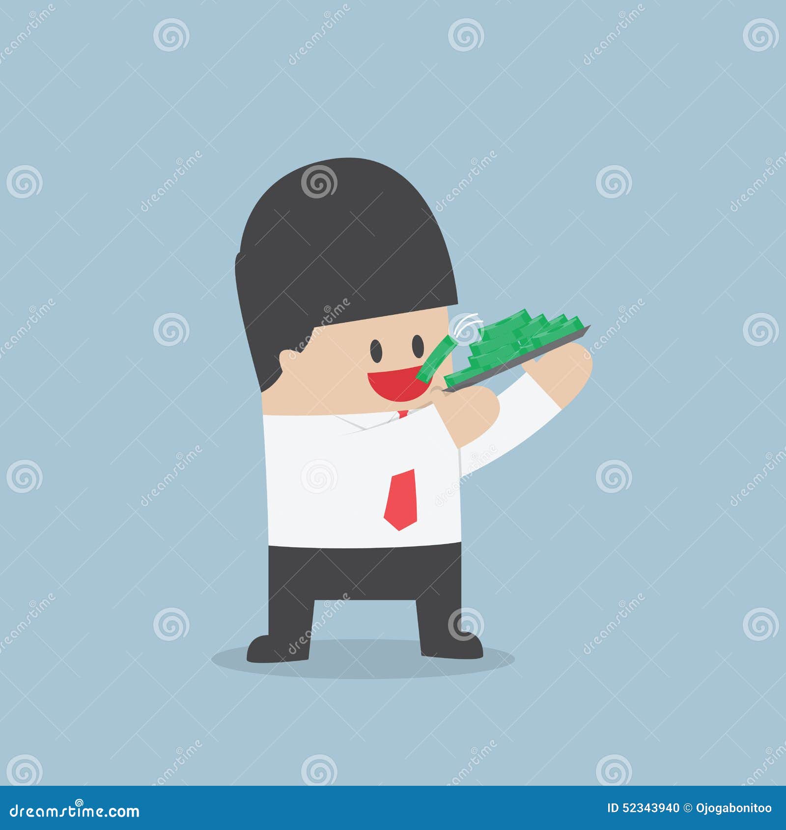 Greed Concept Vector Linear Icon Isolated On Transparent Background ...