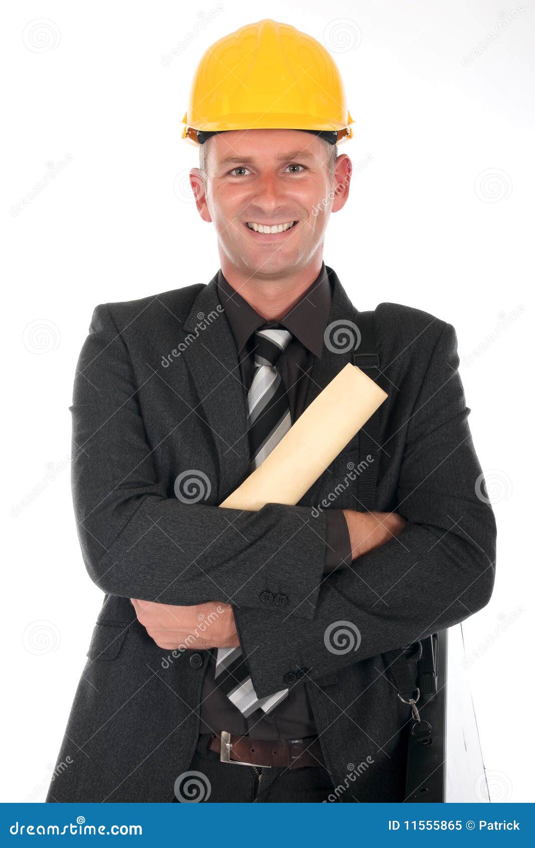 Businessman engineer stock image. Image of white, renovation - 11555865