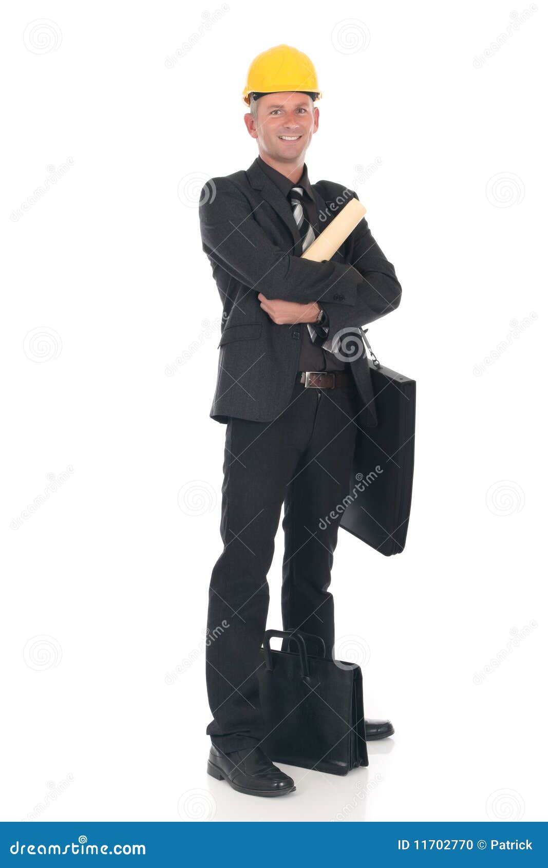 Businessman engineer stock photo. Image of suit, handsome - 11702770