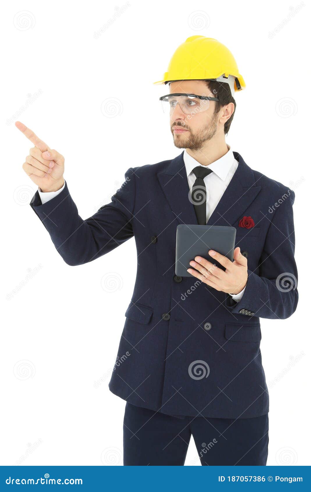Business man engineer stock photo. Image of financial - 187057386