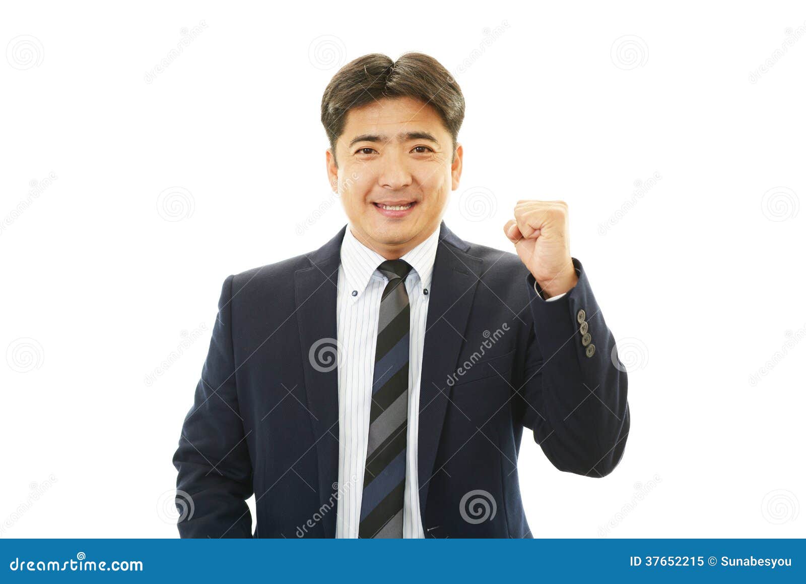 Businessman Enjoying Success Stock Image - Image of enjoying, masculine ...